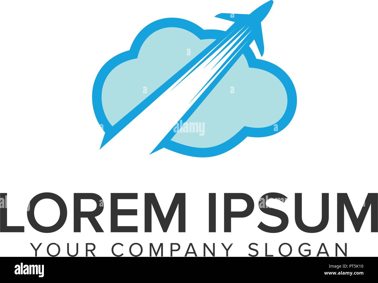 Plane ticket design travel Stock Vector Images - Alamy