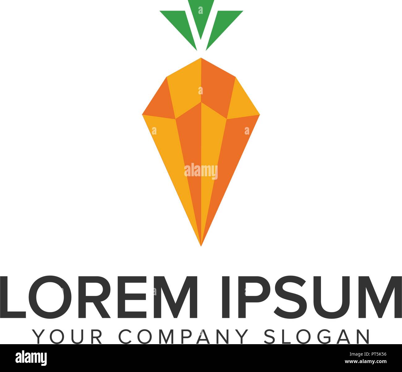 carrot logo design concept template Stock Vector Image & Art - Alamy