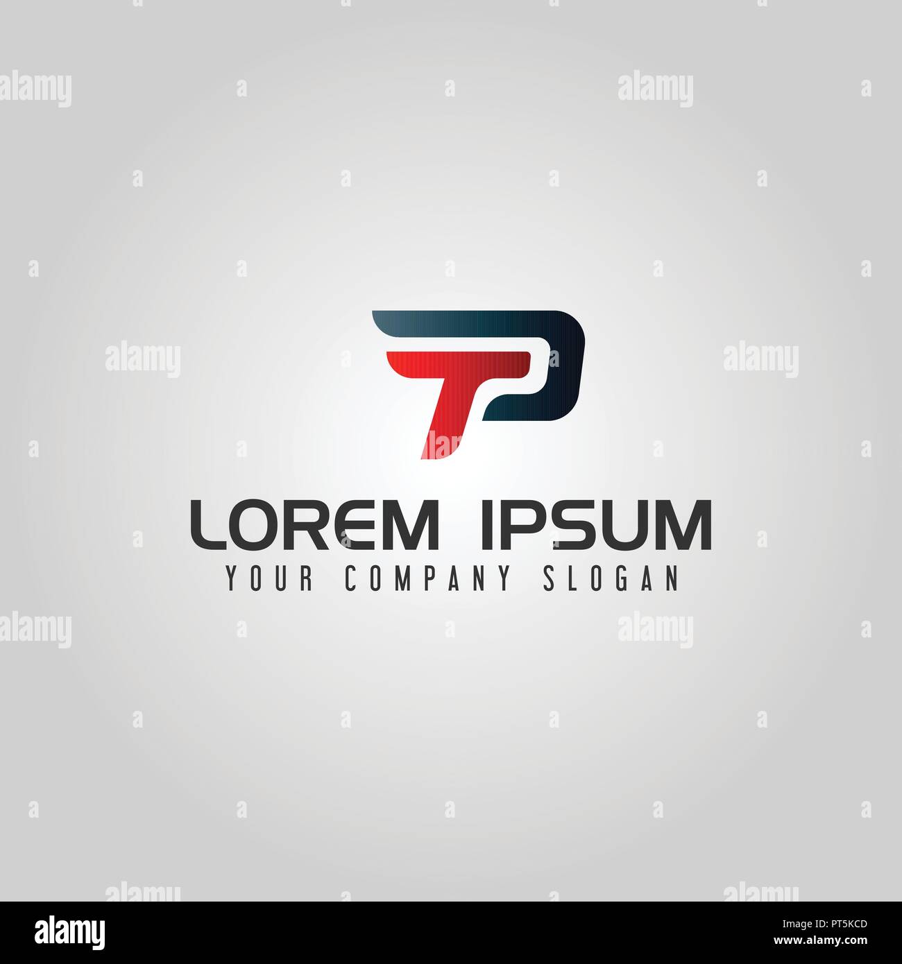 Modern Letter TP logo. speed design concept template Stock Vector Image ...