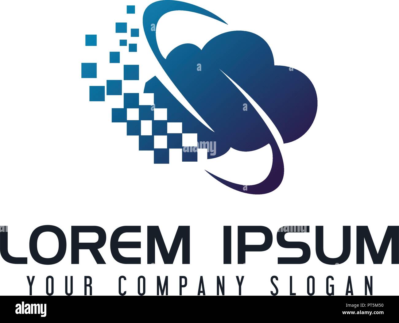 Communications internet cloud logo design concept template Stock Vector ...