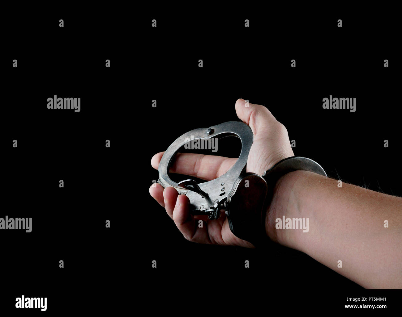 Jail prison handcuff hi-res stock photography and images - Alamy