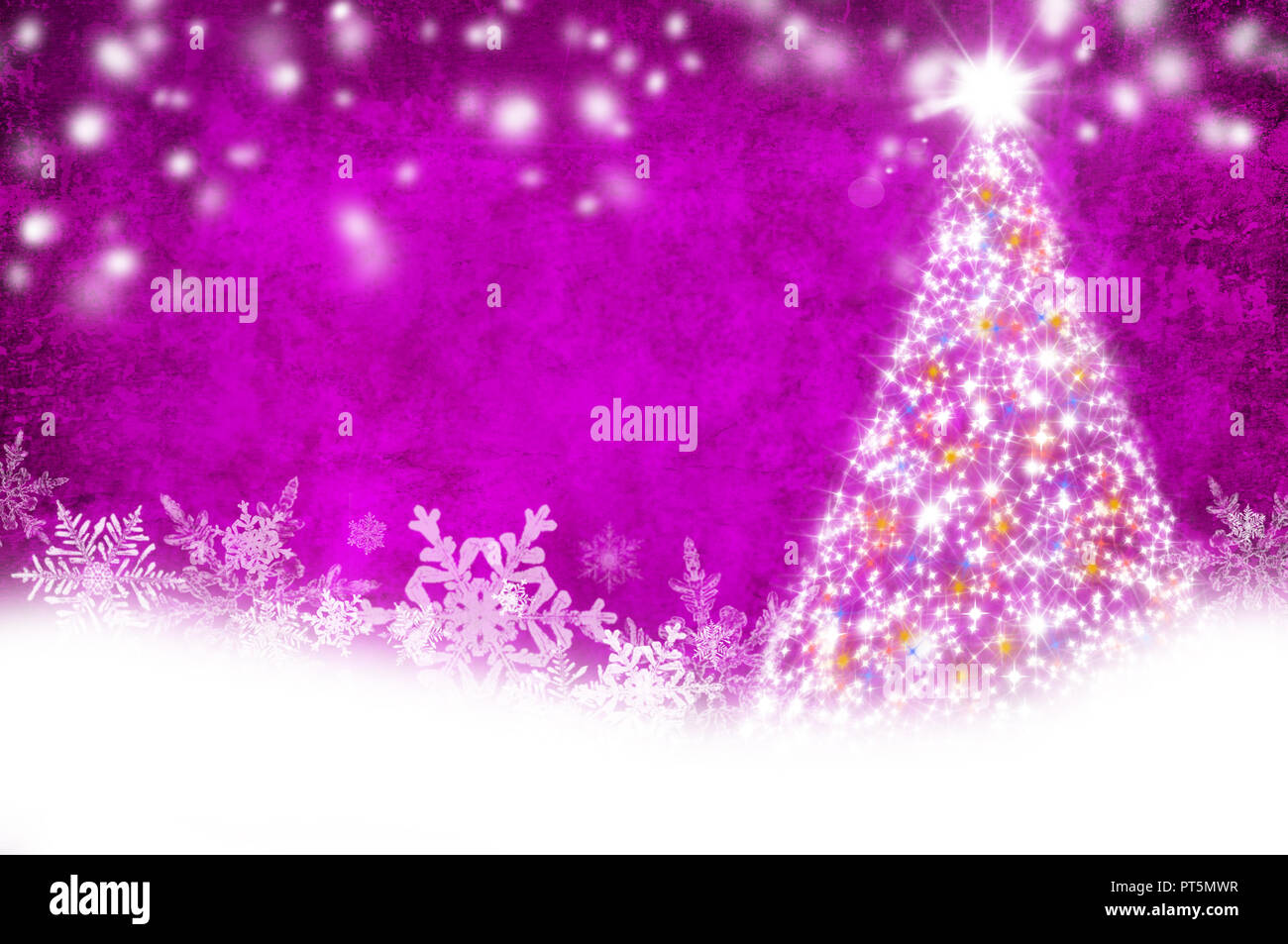 Purple christmas background Stock Photo - Alamy