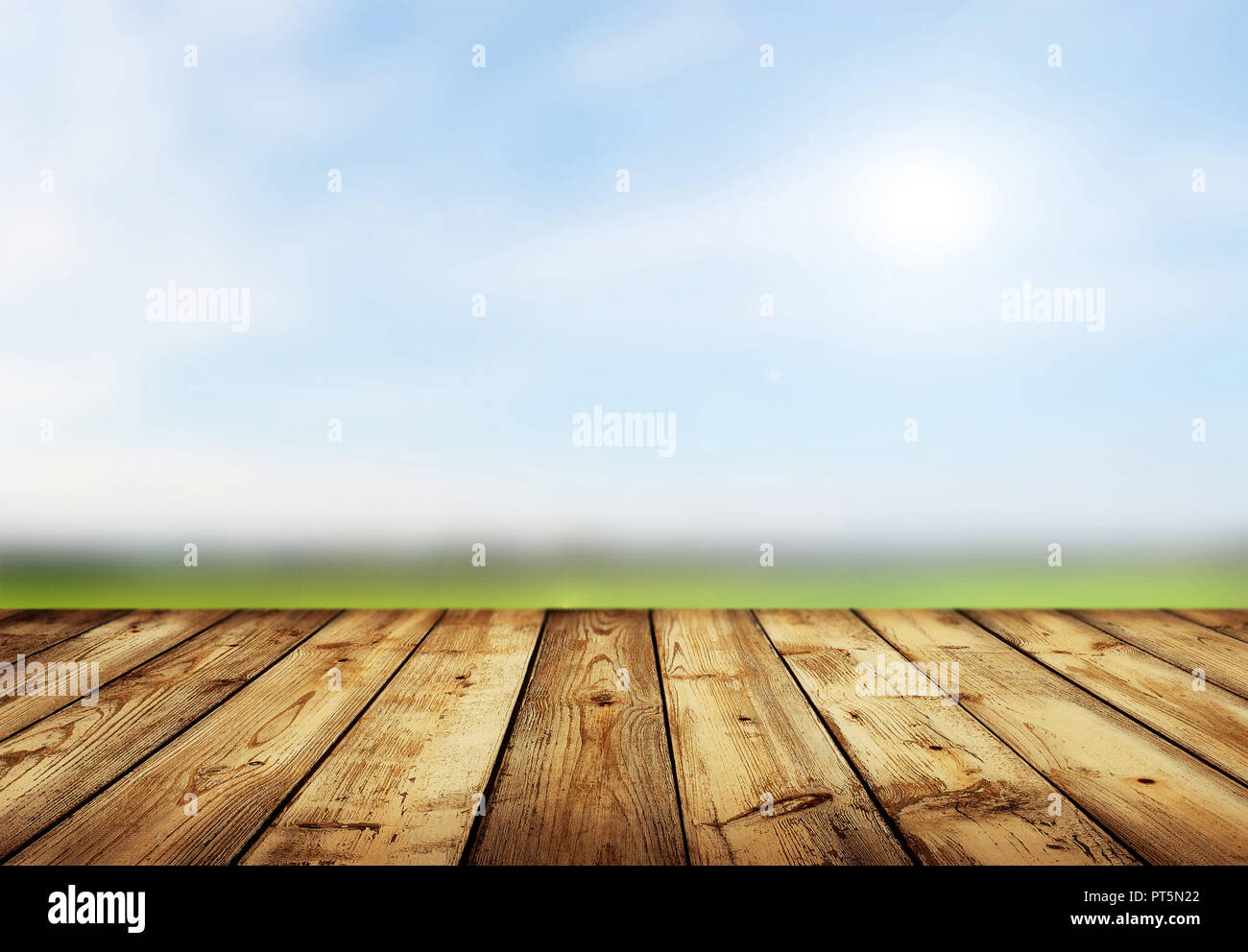 empty table for product display montages Stock Photo - Alamy