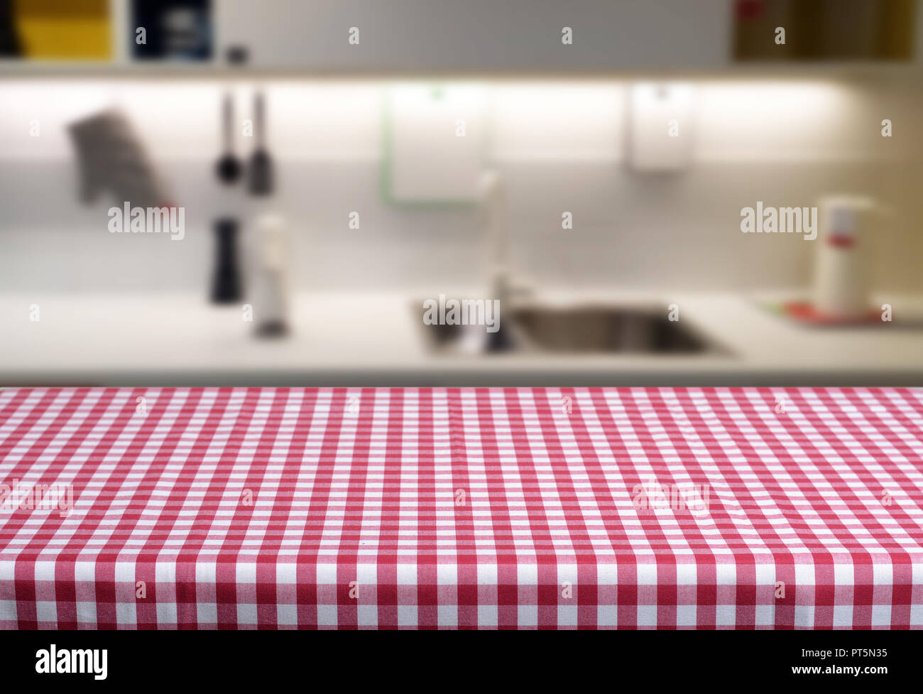 empty table for product display montages Stock Photo - Alamy