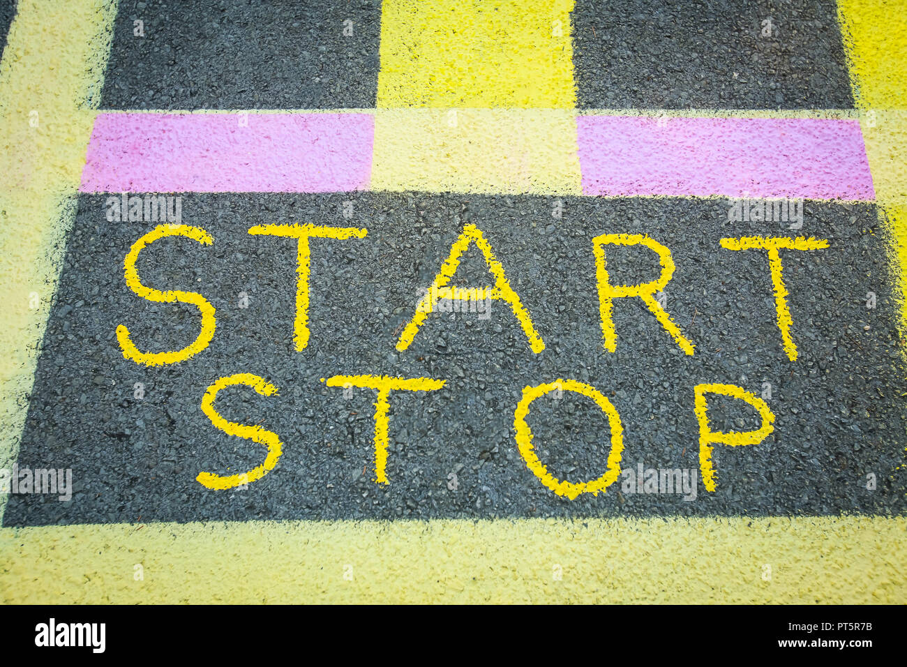 Start stop sign hi-res stock photography and images - Alamy