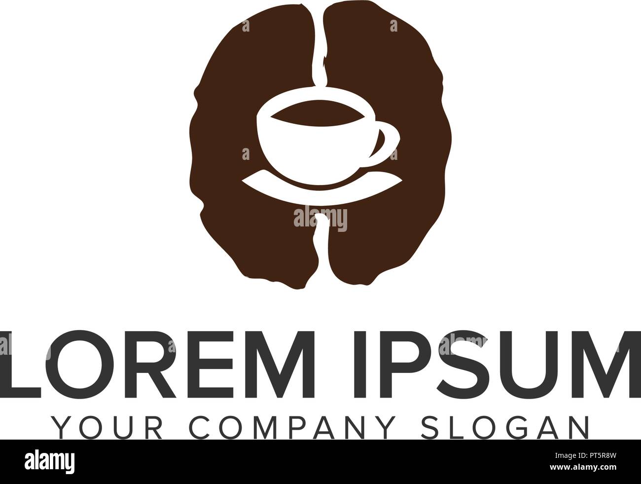 coffee bean logo design concept template Stock Vector Image & Art - Alamy