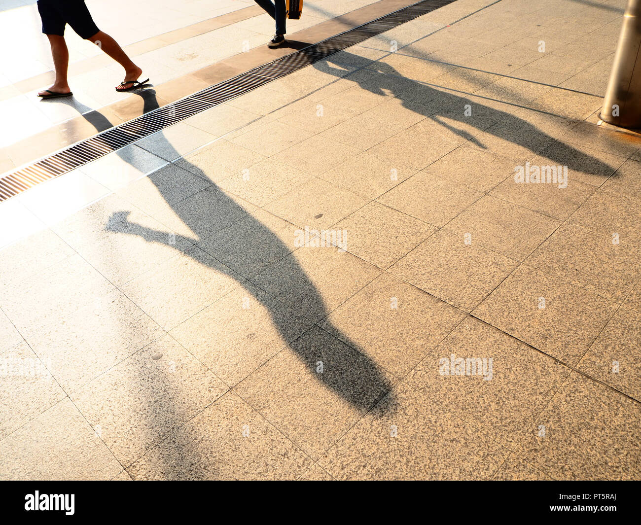 Shadow couple on floor silhouette hi-res stock photography and images ...