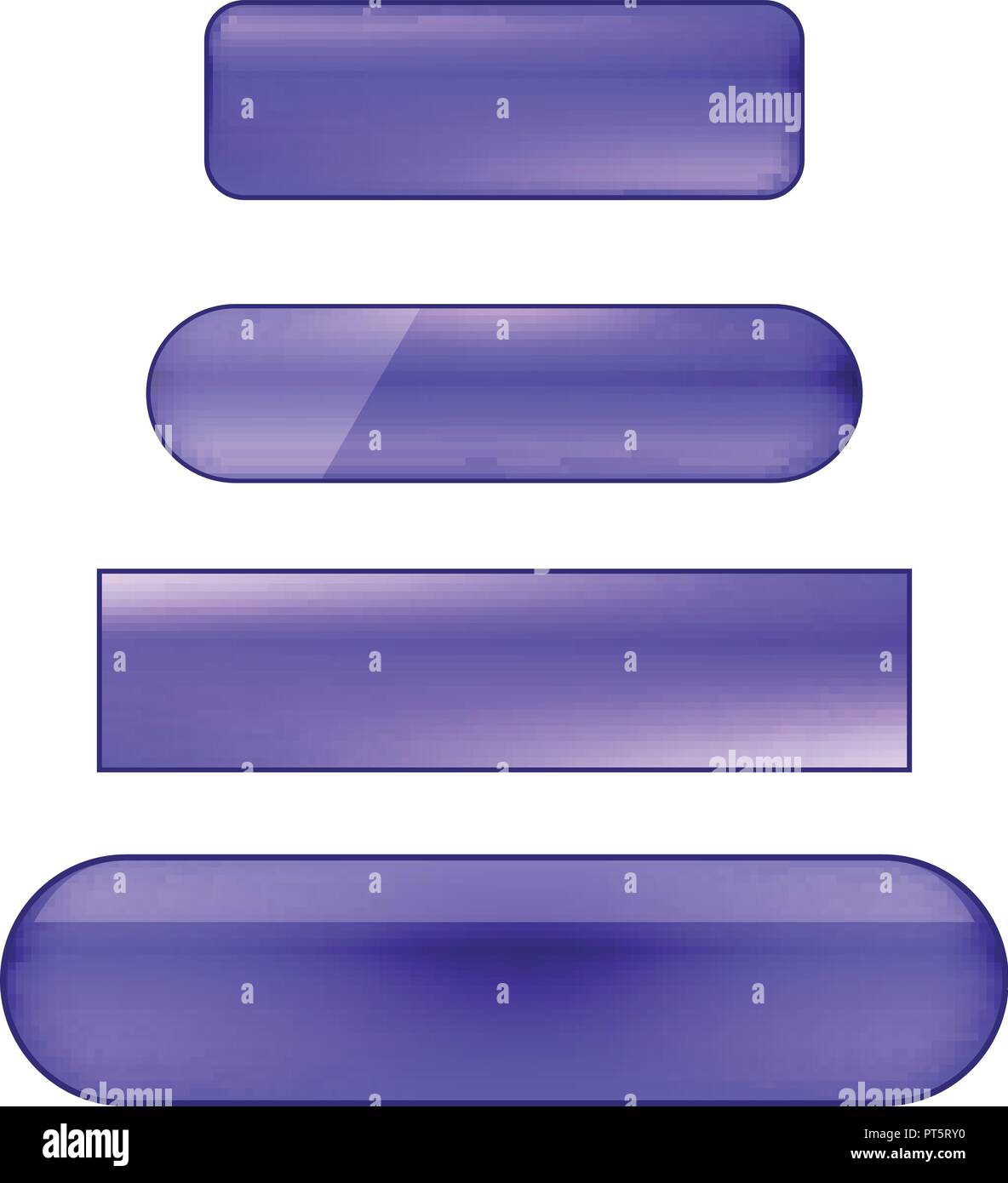 vector web buttons set - violet Stock Vector Image & Art - Alamy