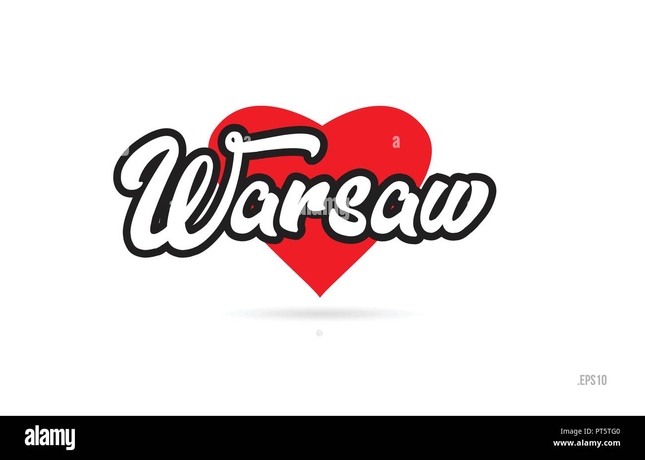 Warsaw illustration Cut Out Stock Images & Pictures - Alamy