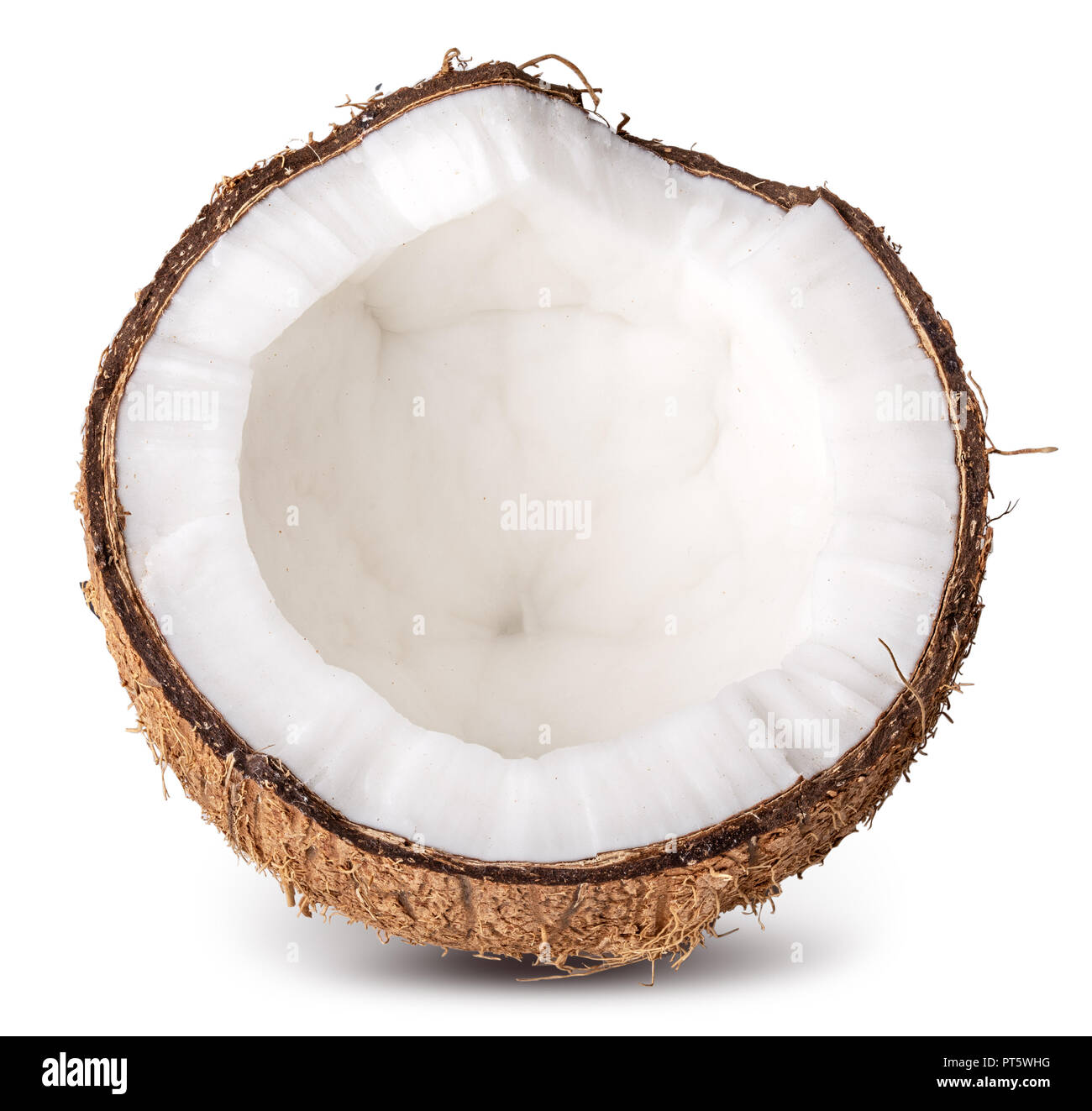 Coconut isolated on white background Stock Photo - Alamy