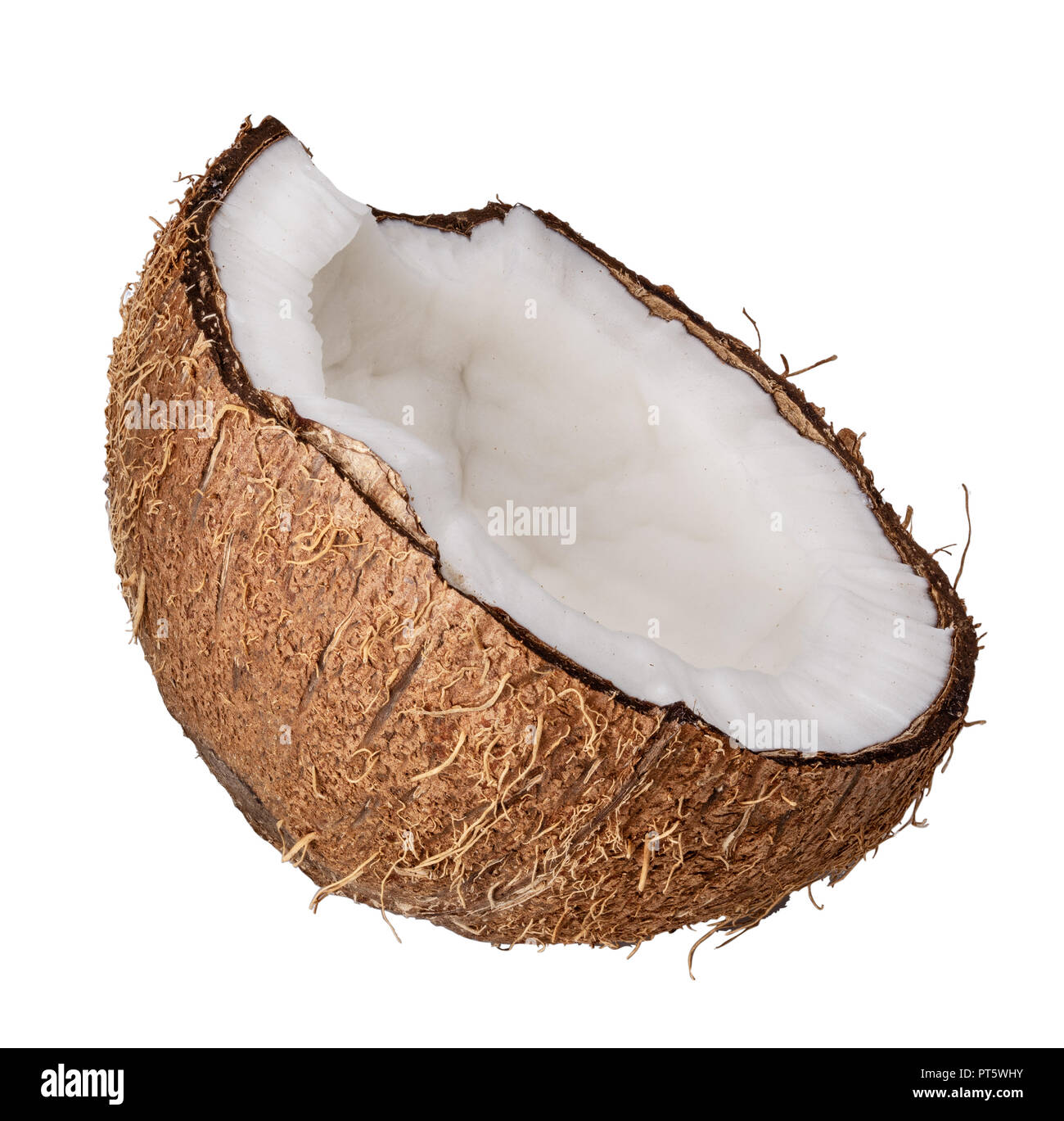 Coconut isolated on white background Stock Photo - Alamy