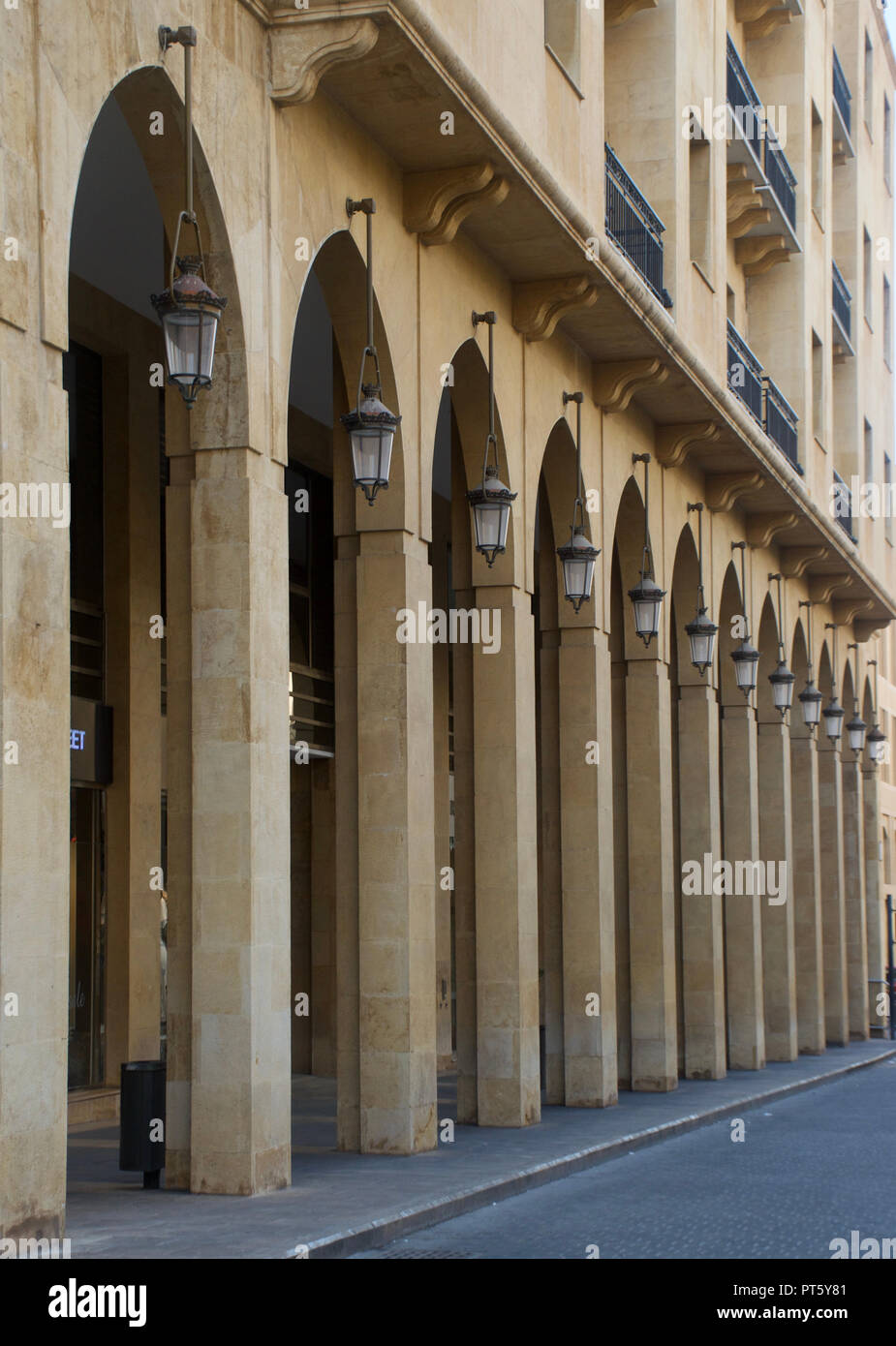 Perspective view street lamps hi-res stock photography and images - Alamy