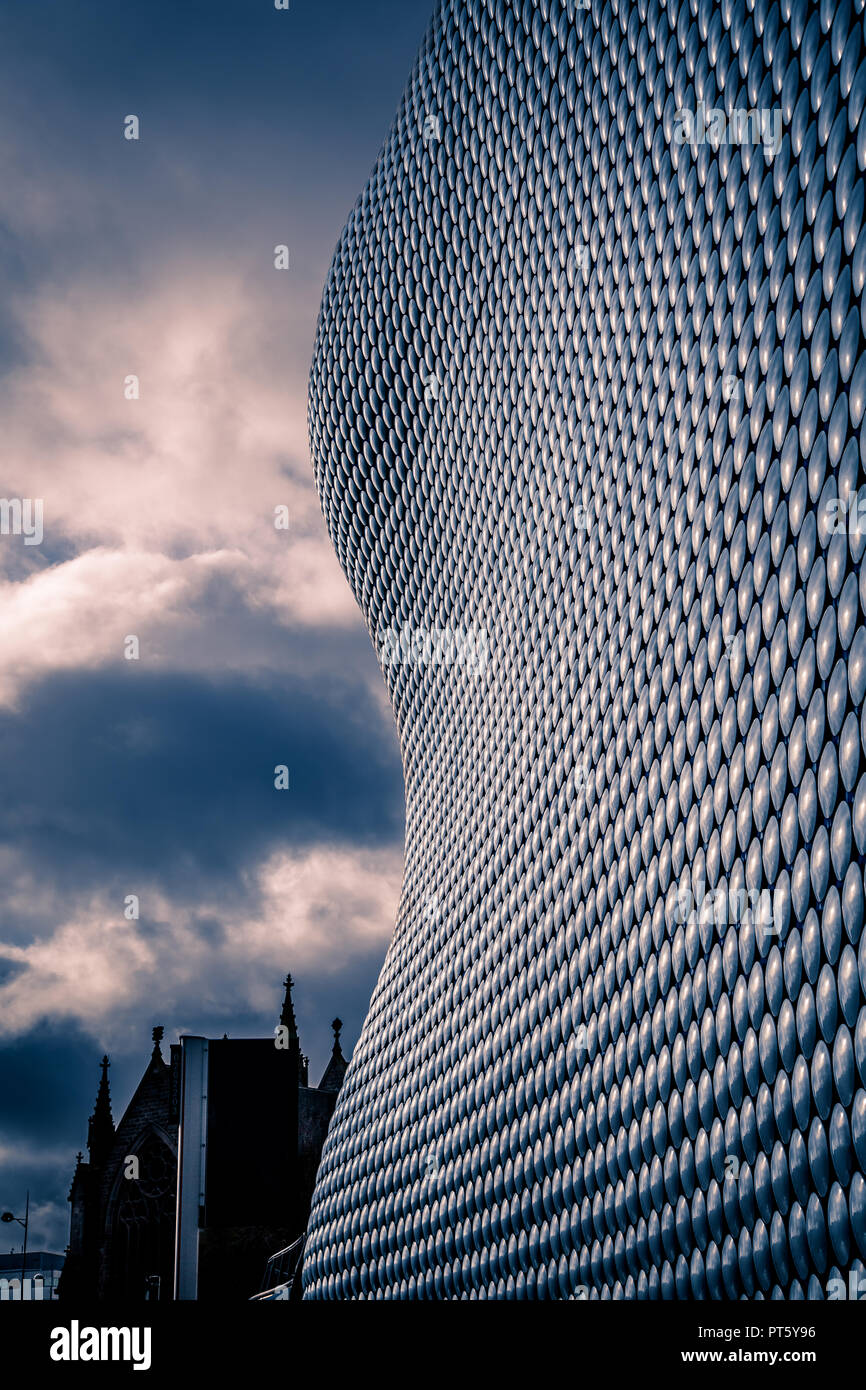 Views of the iconic Selfridges store architecture in Birmingham, UK ...