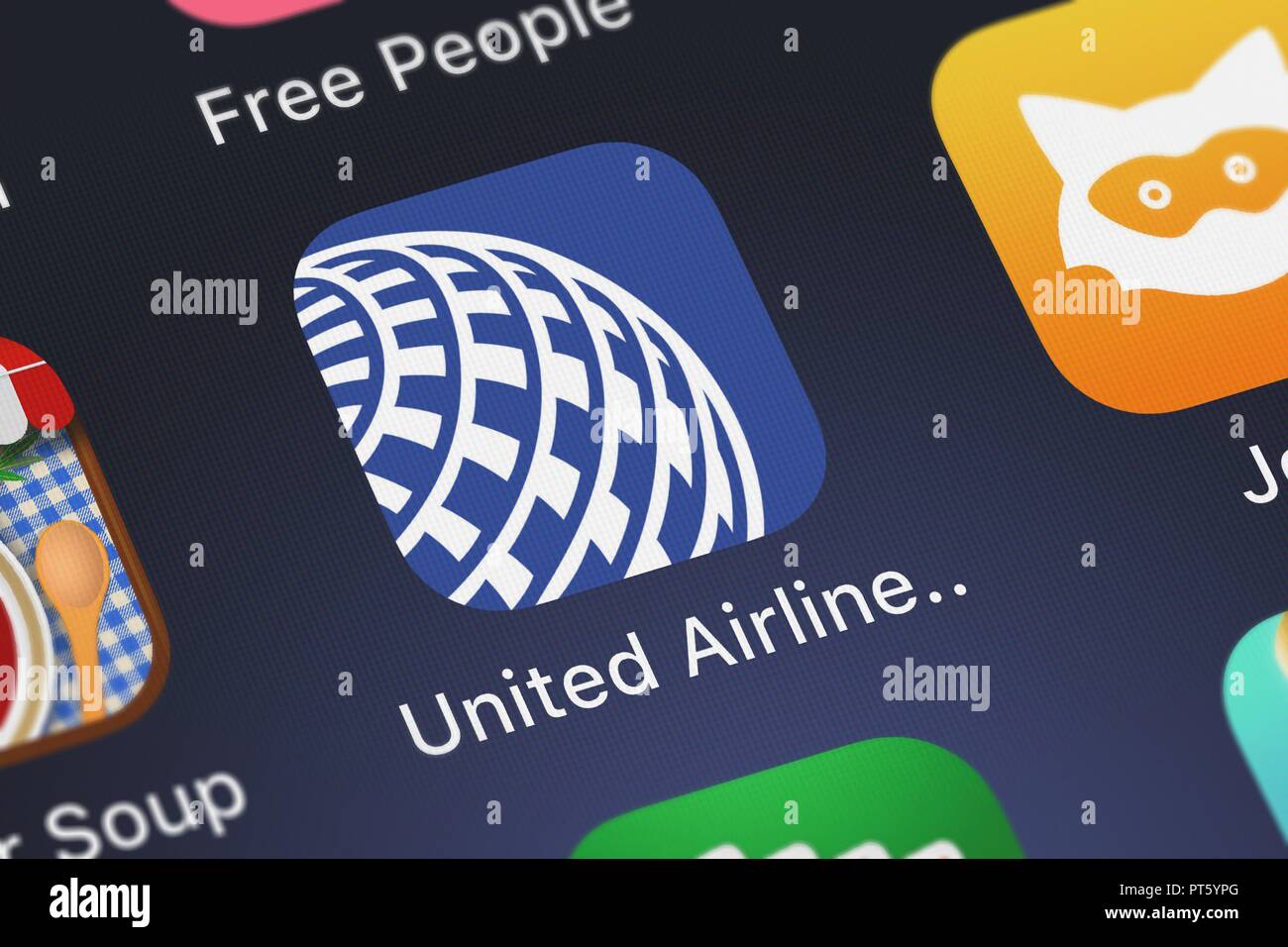 United airlines icon hi-res stock photography and images - Alamy