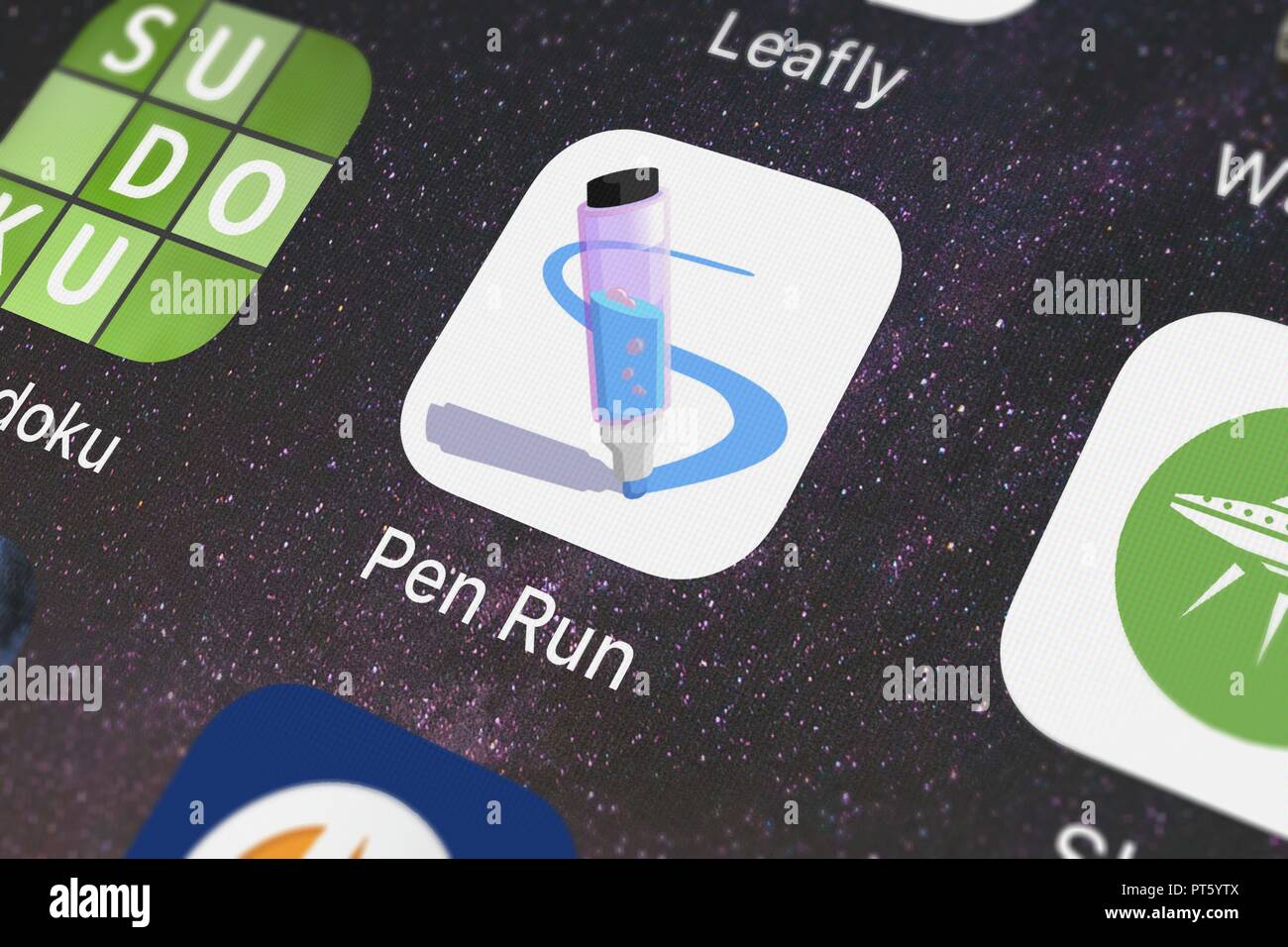 London, United Kingdom - October 06, 2018: Screenshot of Ketchapp's ...