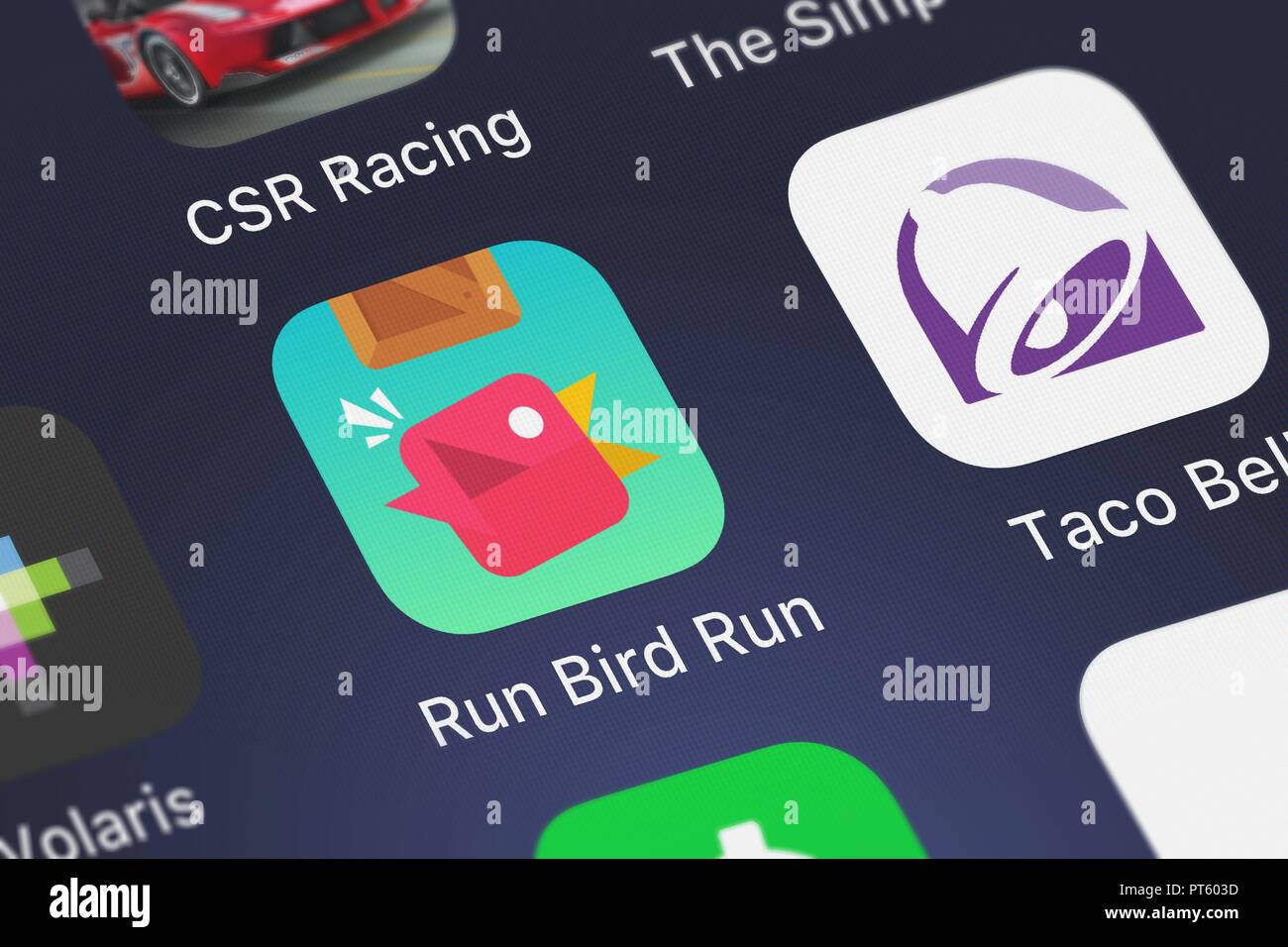 London, United Kingdom - October 06, 2018: Screenshot of Ketchapp's ...