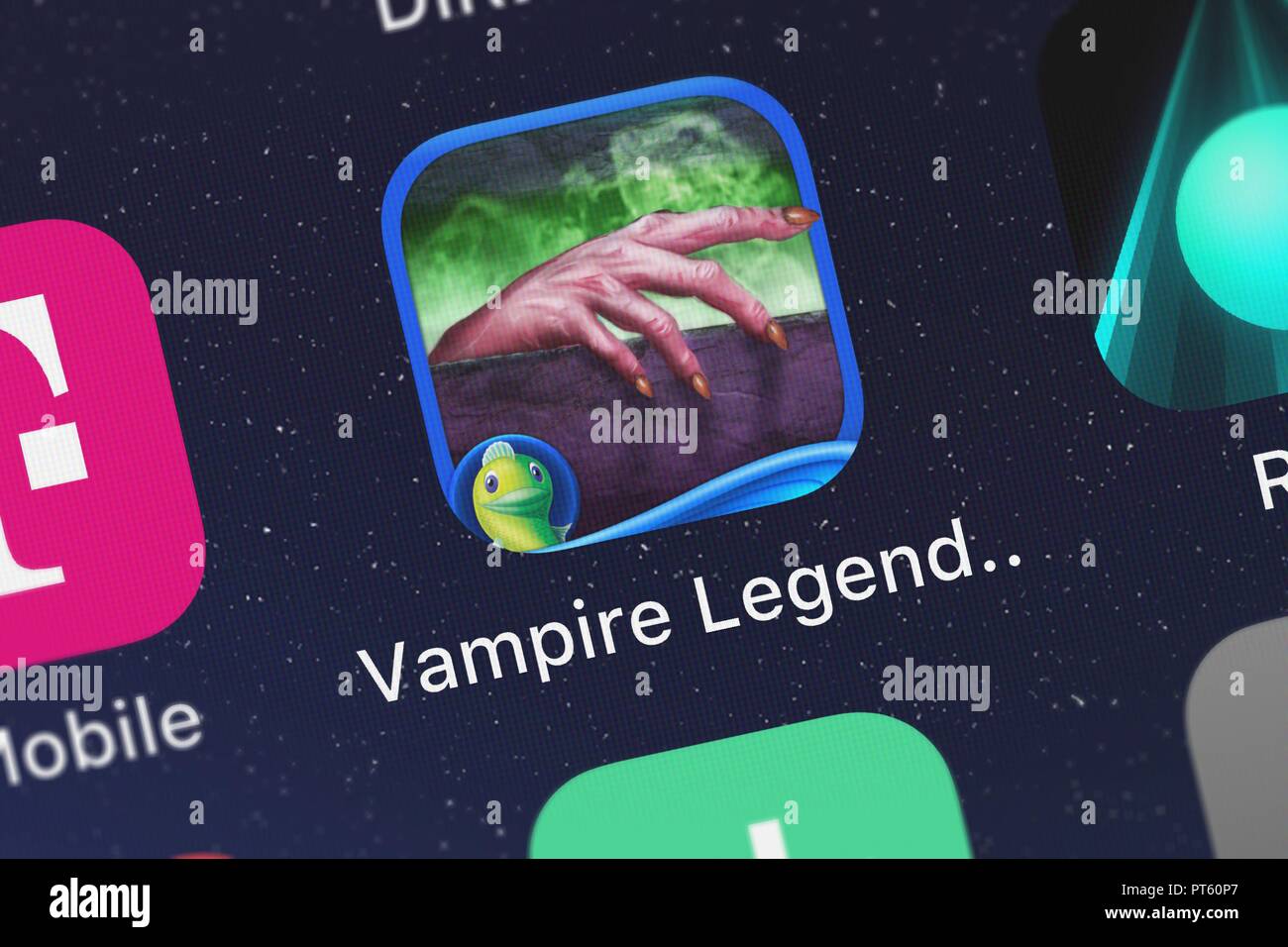 London, United Kingdom - October 06, 2018: Screenshot of Big Fish Games ...