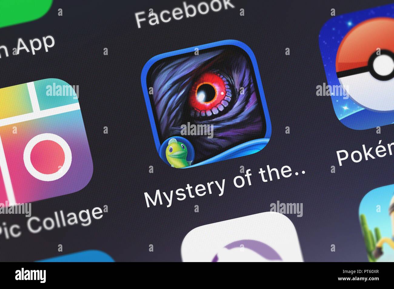 London, United Kingdom - October 06, 2018: The Mystery of the Ancients ...