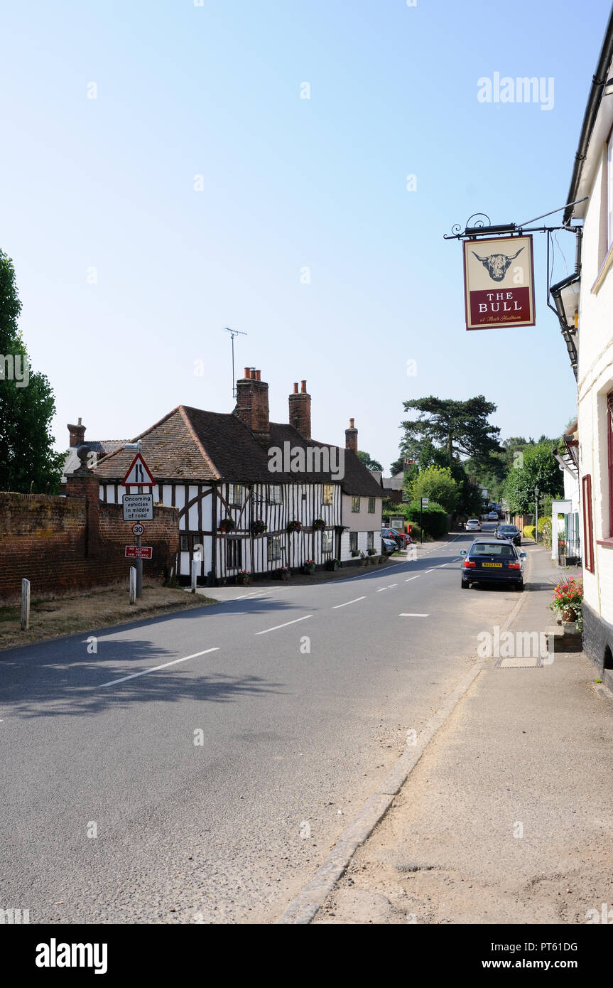 View High Street, Much Hadham, Hertfordshire Stock Photo - Alamy