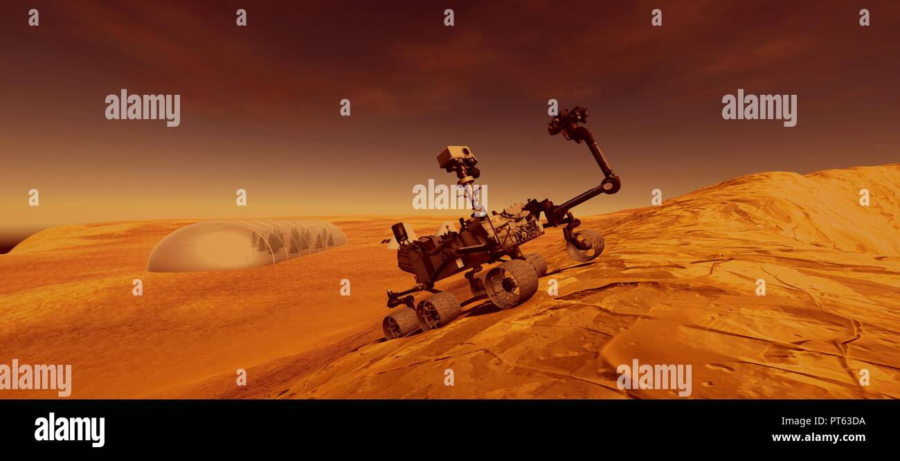 Extremely detailed and realistic high resolution 3D image of Mars ...