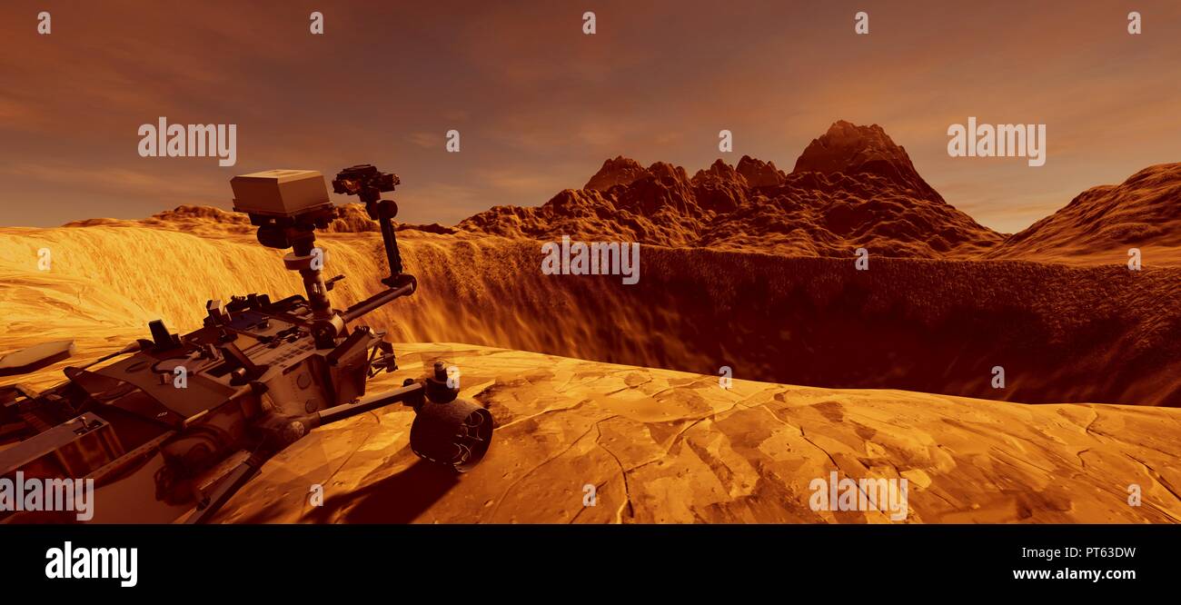 Extremely detailed and realistic high resolution 3D image of Mars ...