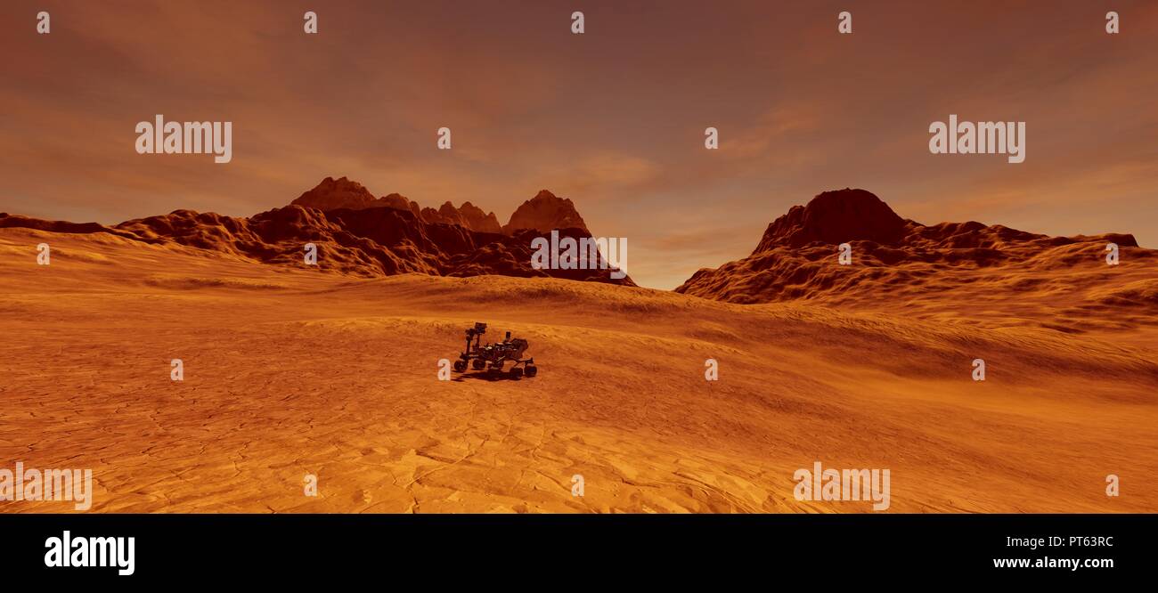 Extremely detailed and realistic high resolution 3d image of Mars ...