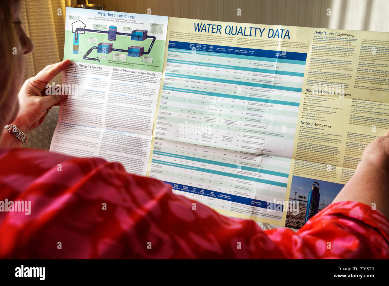 City water quality report water treatment hi-res stock photography and ...