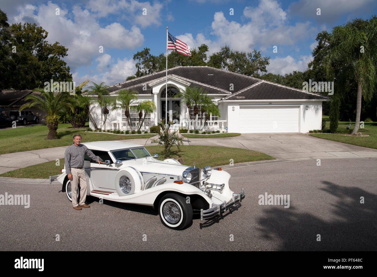 Excalibur - Classic Collectible Luxury Automobile Stock Photo - Alamy