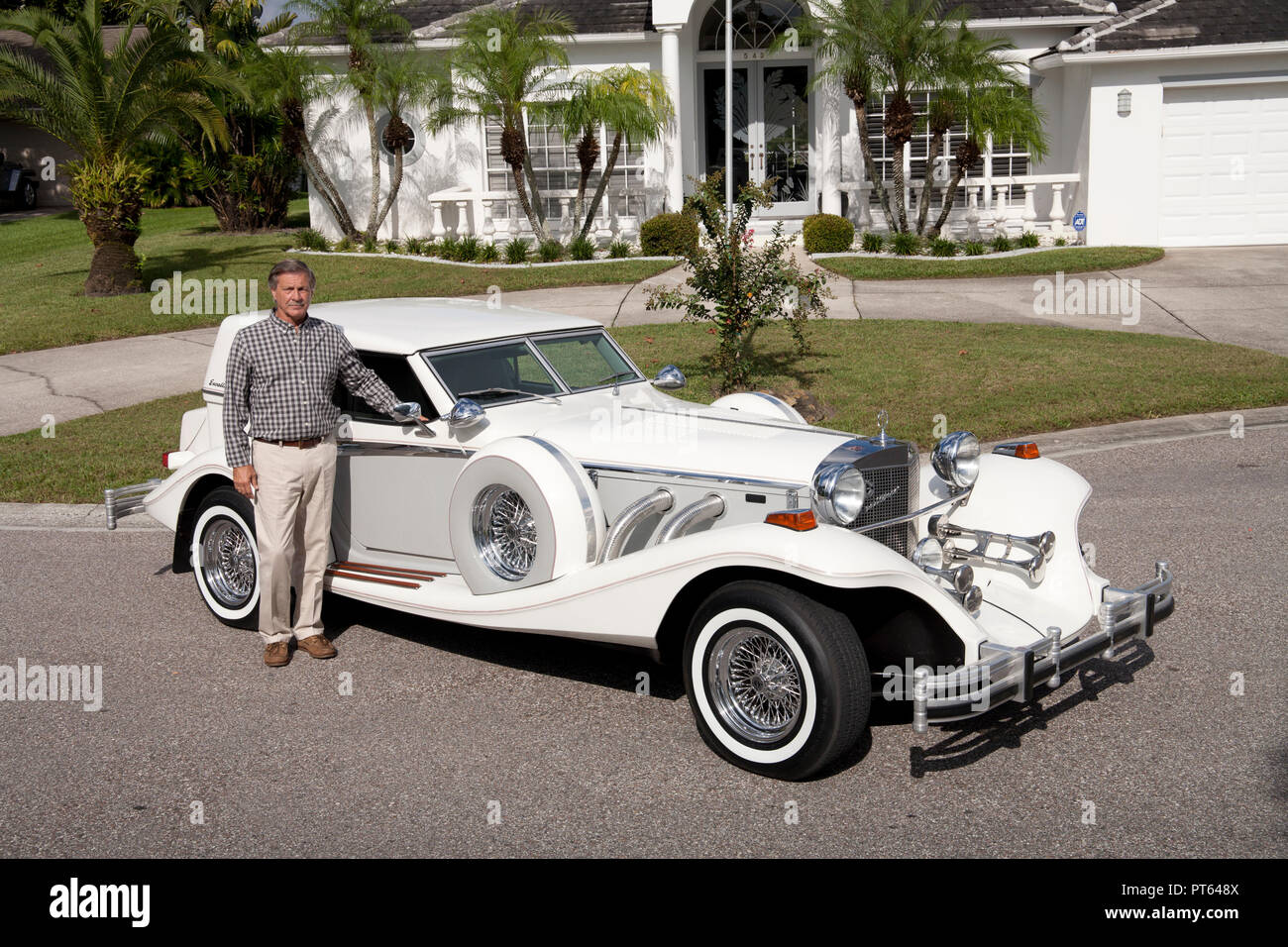 Excalibur - Classic Collectible Luxury Automobile Stock Photo - Alamy