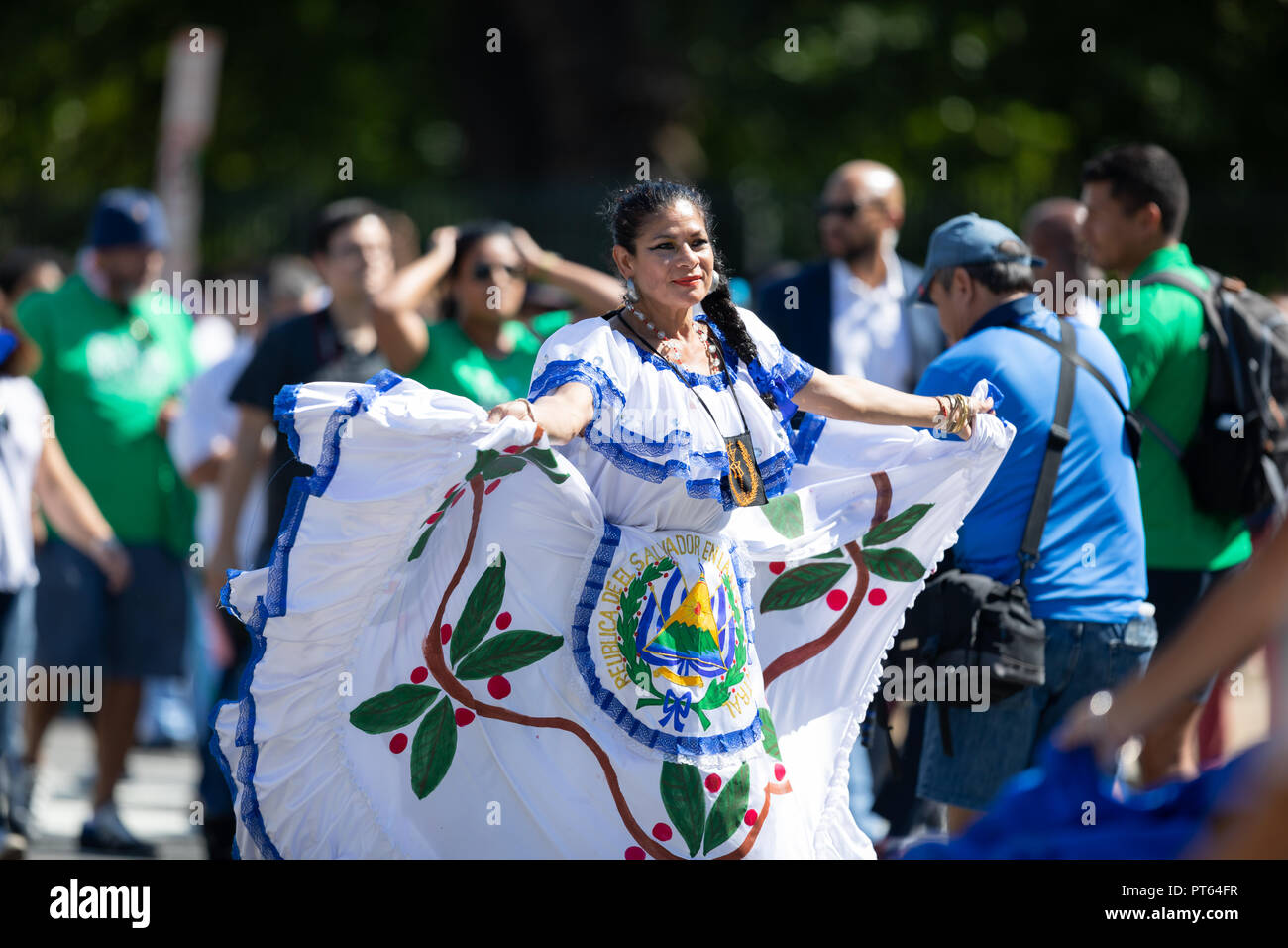 Washington, D.C., USA - September 29, 2018: The Fiesta DC Parade ...