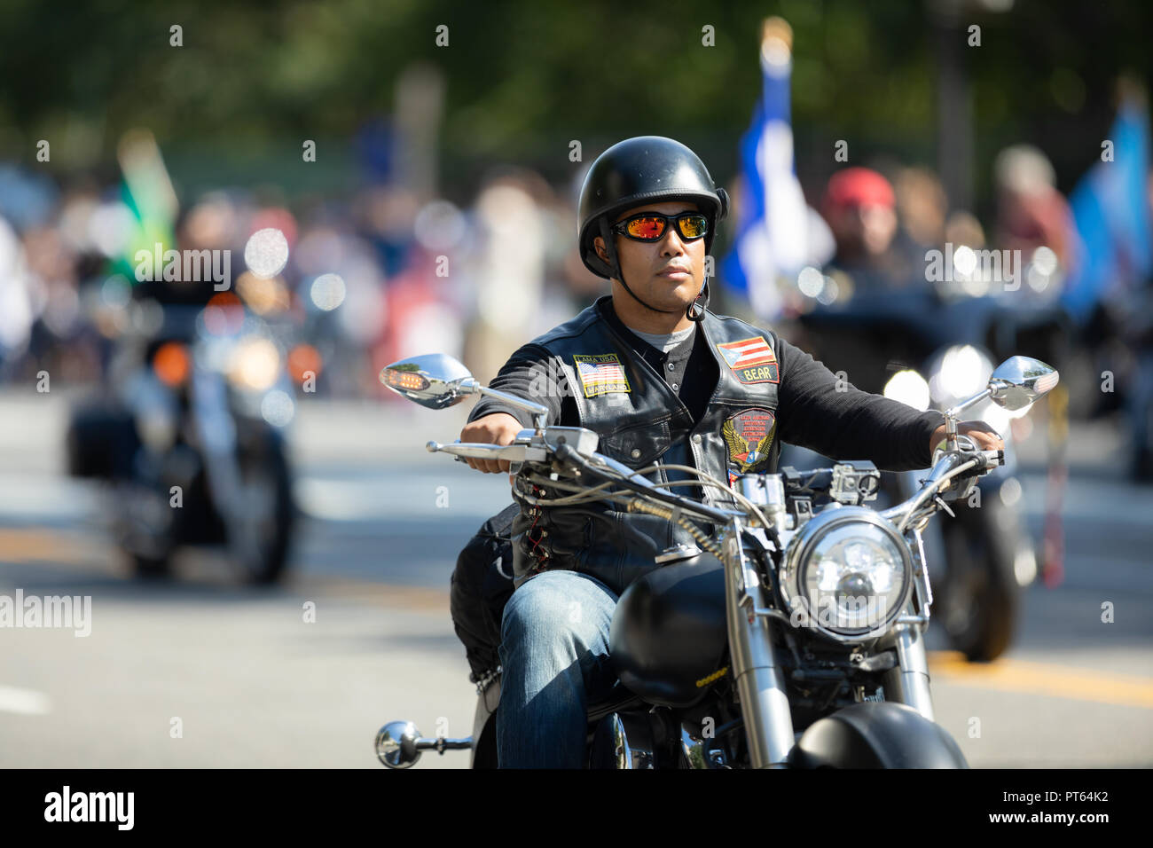 Washington, D.C., USA - September 29, 2018: The Fiesta DC Parade, Man ...
