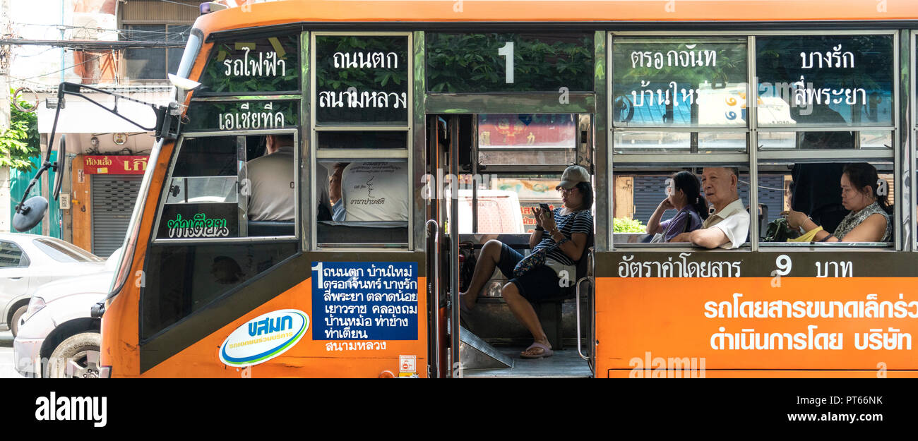 Thailand bus hi-res stock photography and images - Alamy