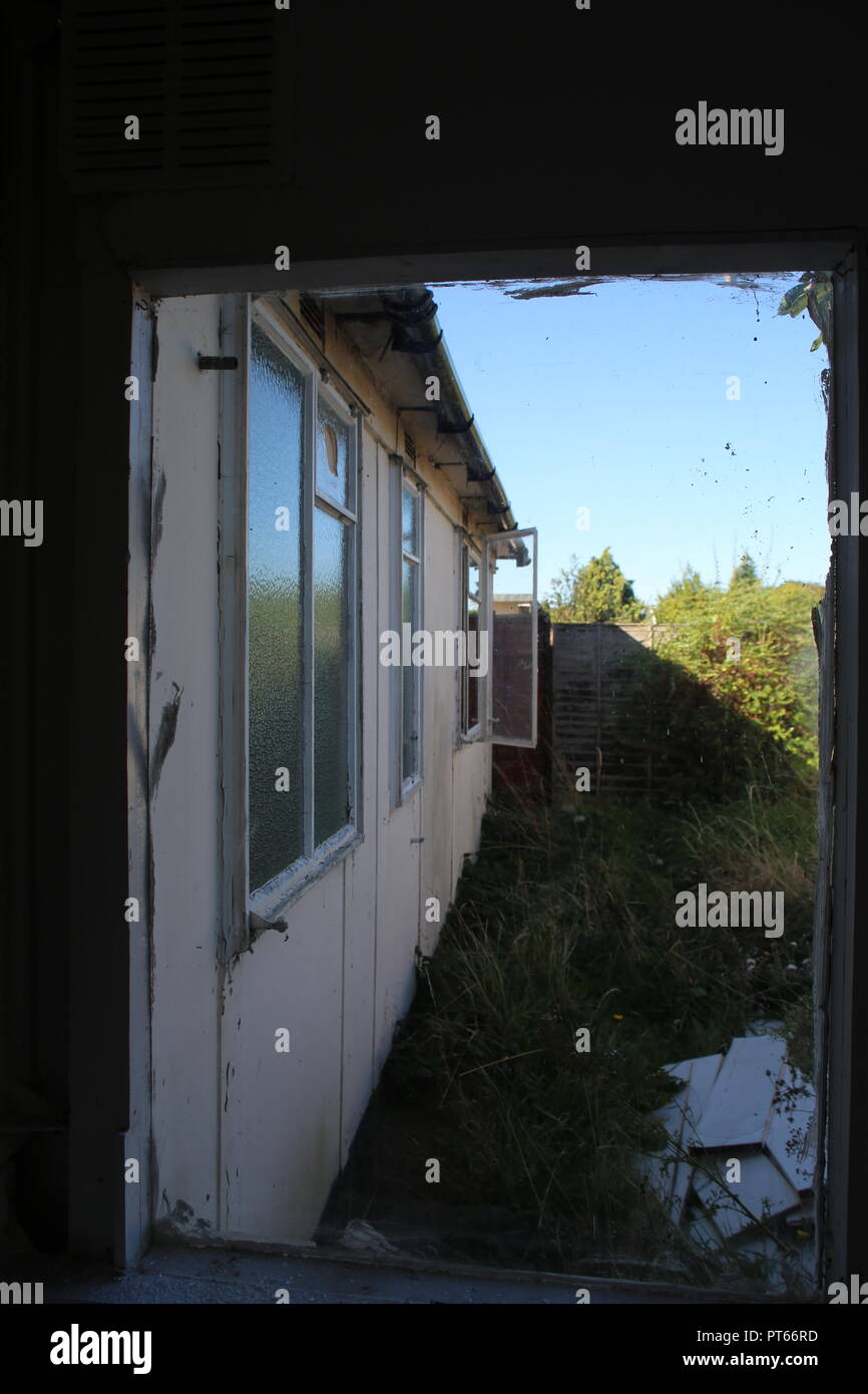 Prefabs on the Excalibur Estate, Catford, Lewisham, London Stock Photo ...