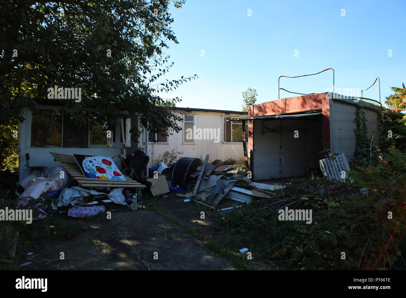 Prefabs on the Excalibur Estate, Catford, Lewisham, London Stock Photo ...