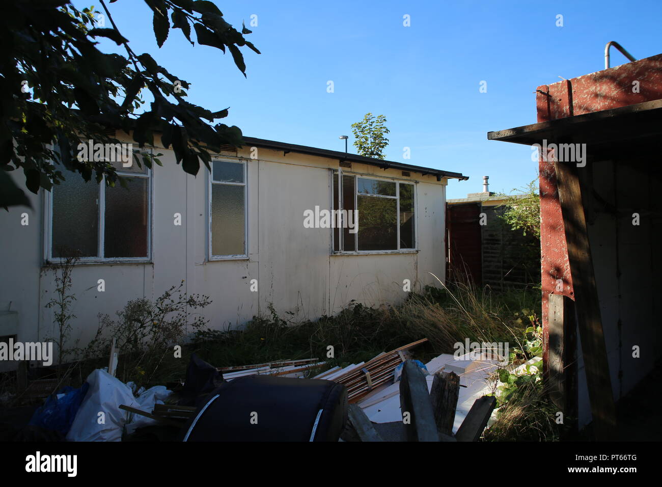 Prefabs on the Excalibur Estate, Catford, Lewisham, London Stock Photo ...