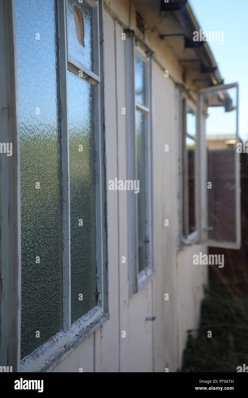 Prefabs on the Excalibur Estate, Catford, Lewisham, London Stock Photo ...
