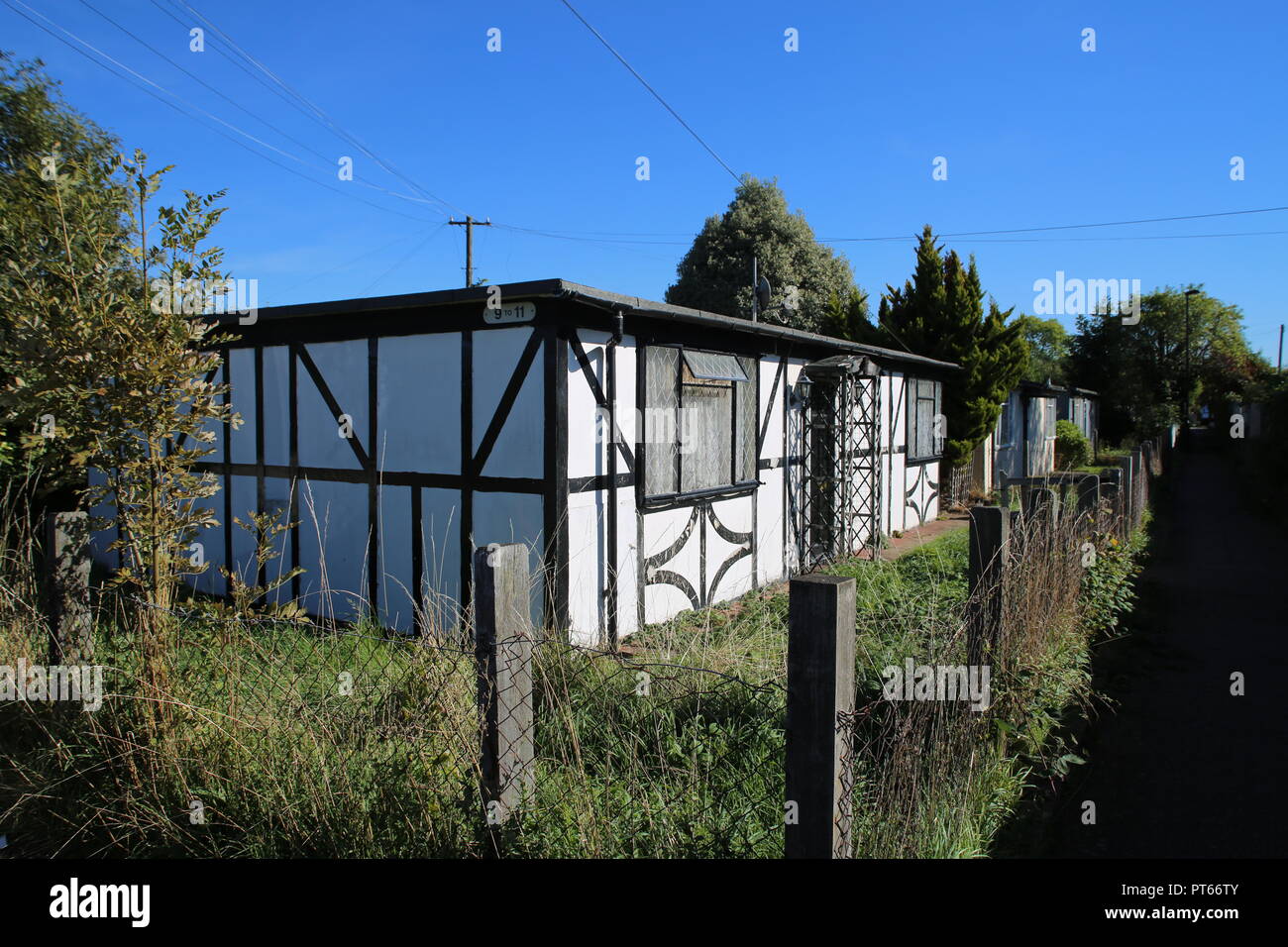 Prefabs on the Excalibur Estate, Catford, Lewisham, London Stock Photo ...