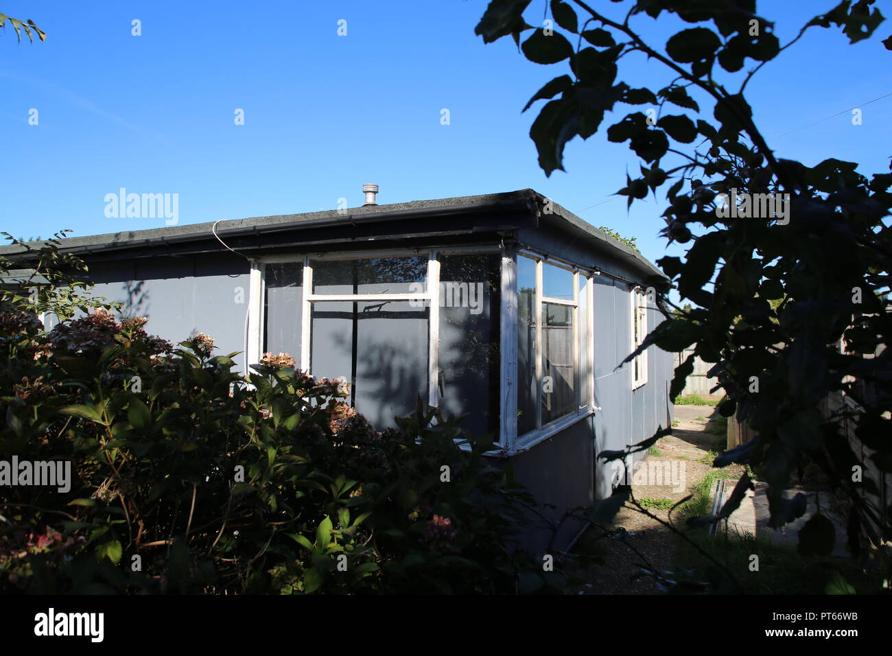 Prefabs on the Excalibur Estate, Catford, Lewisham, London Stock Photo ...