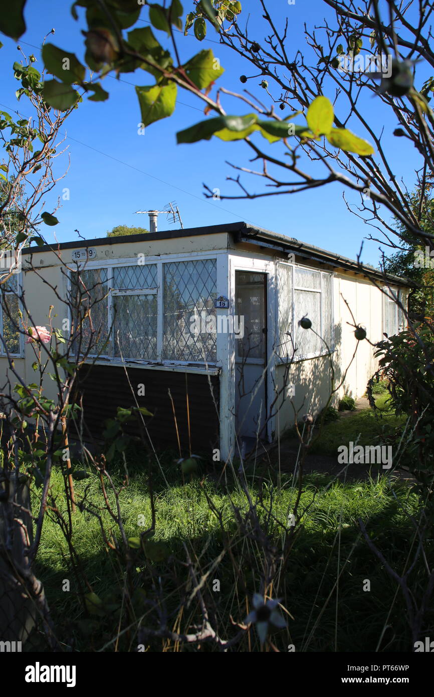 Prefabs on the Excalibur Estate, Catford, Lewisham, London Stock Photo ...
