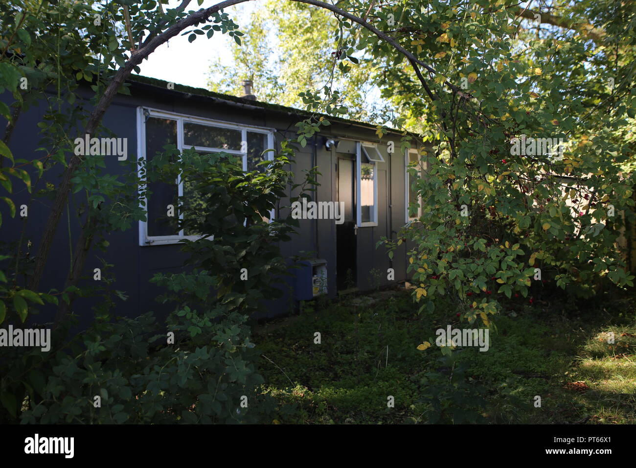Prefabs on the Excalibur Estate, Catford, Lewisham, London Stock Photo ...