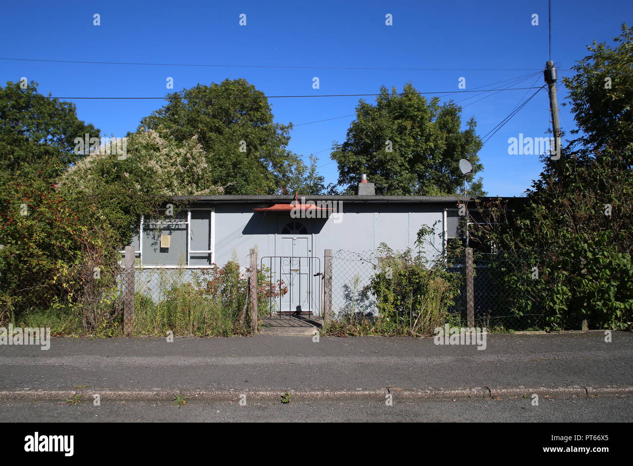 Prefabs on the Excalibur Estate, Catford, Lewisham, London Stock Photo ...