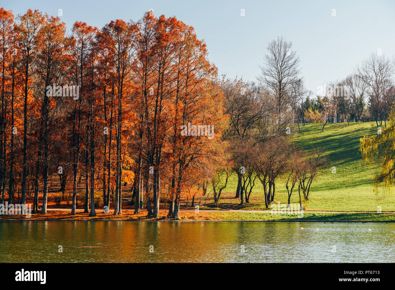 Fall autumn river romania hi-res stock photography and images - Alamy