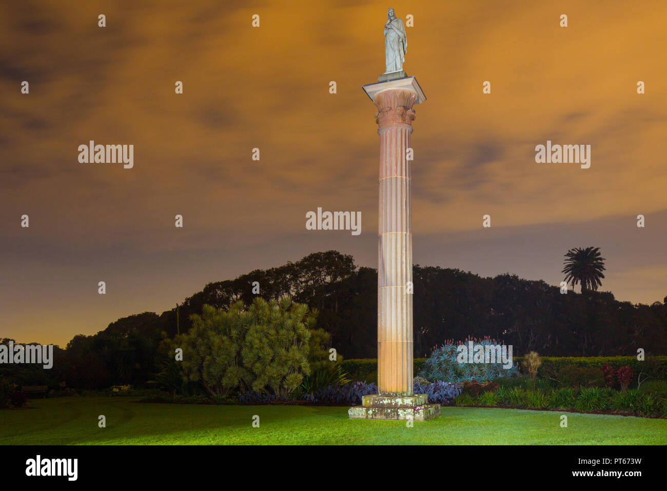 'Sunset' is a statue in the Rose and Column Garden of Centennial ...