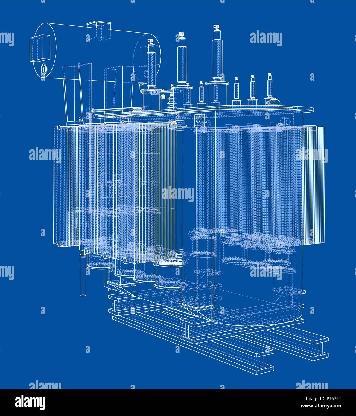 High-voltage transformer concept Stock Vector Image & Art - Alamy
