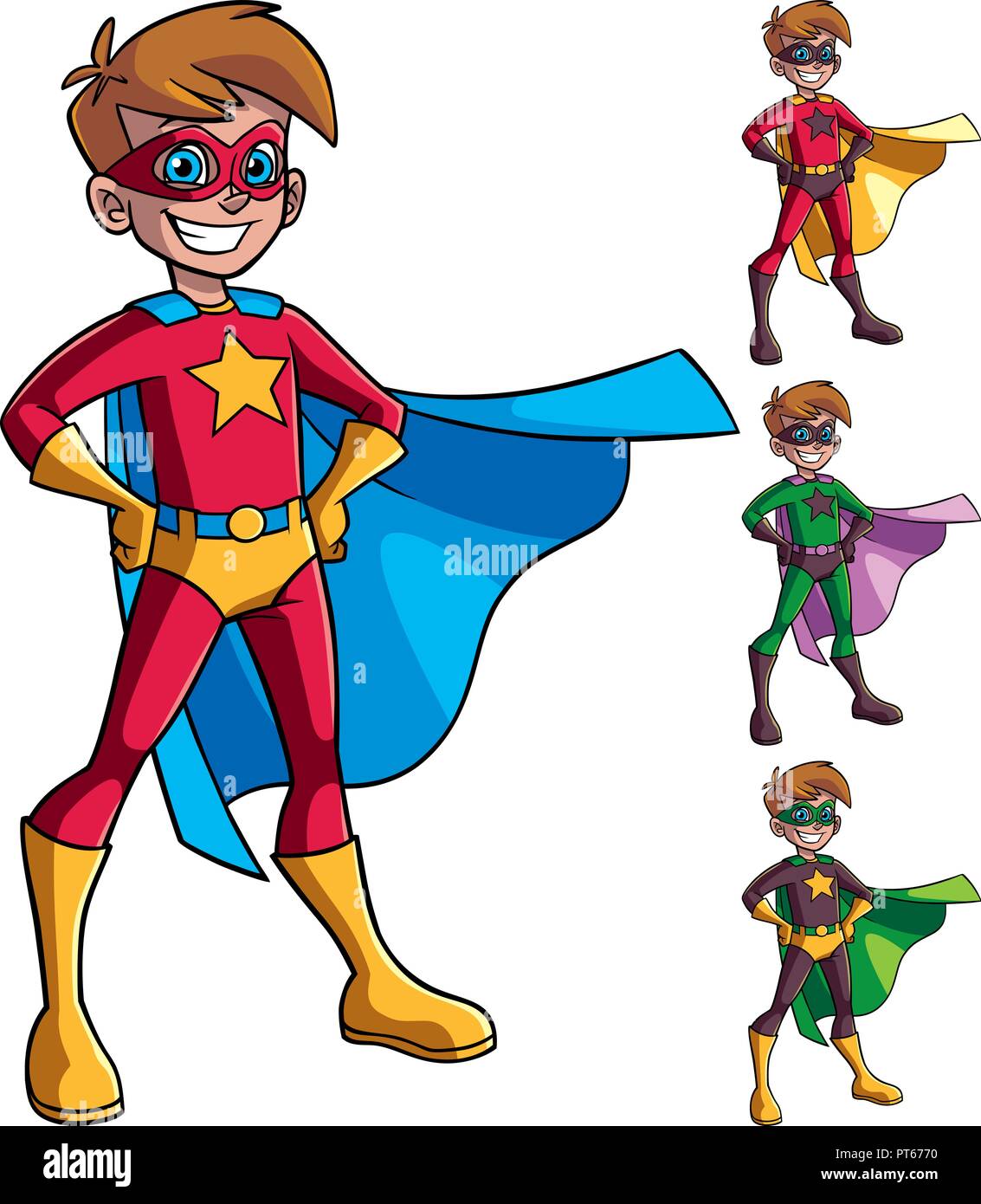 Super Boy Isolated Stock Vector Image & Art - Alamy