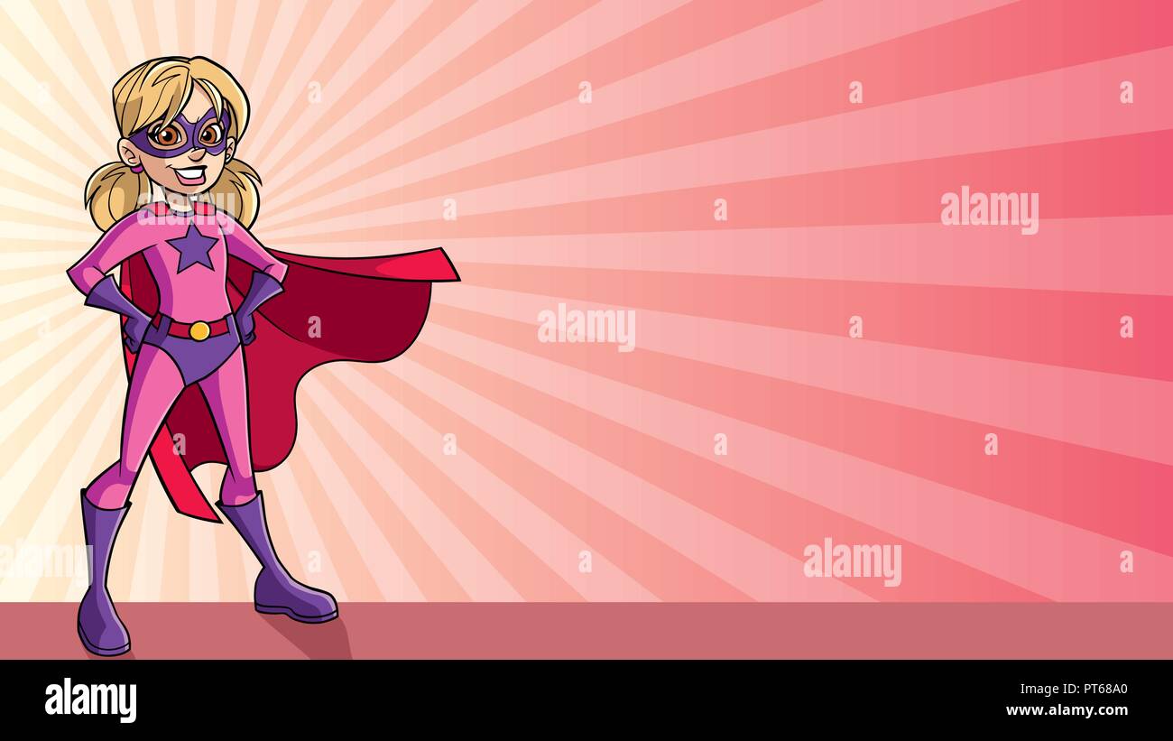 Super Girl Ray Light Background Stock Vector Image & Art - Alamy