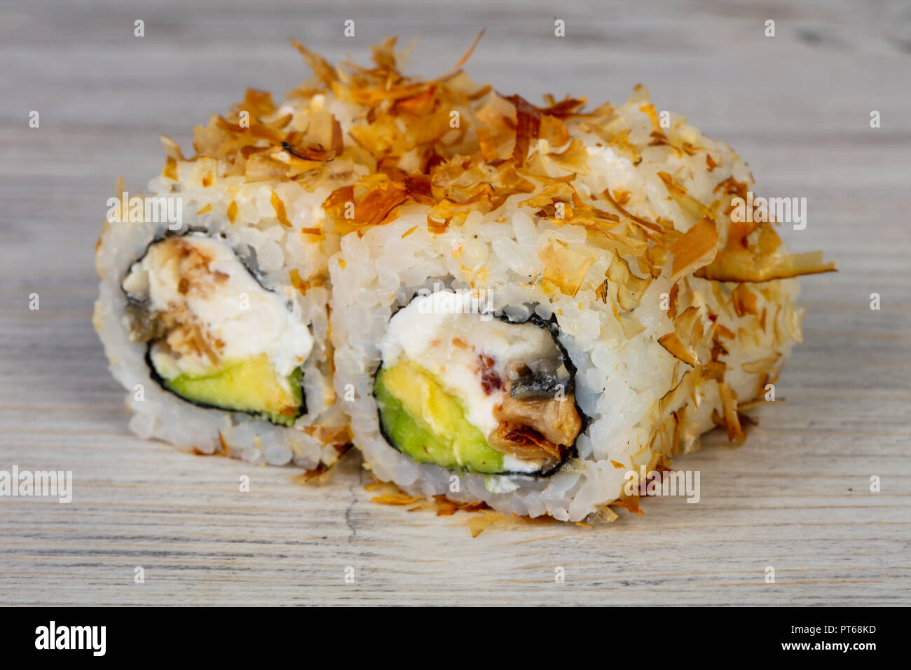Japanese traditional roll with eel Stock Photo - Alamy