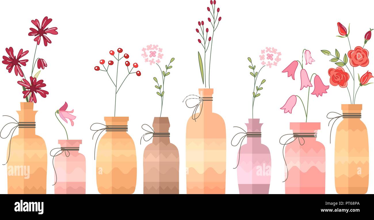 Cosmetic set white bottles Stock Vector Images - Alamy