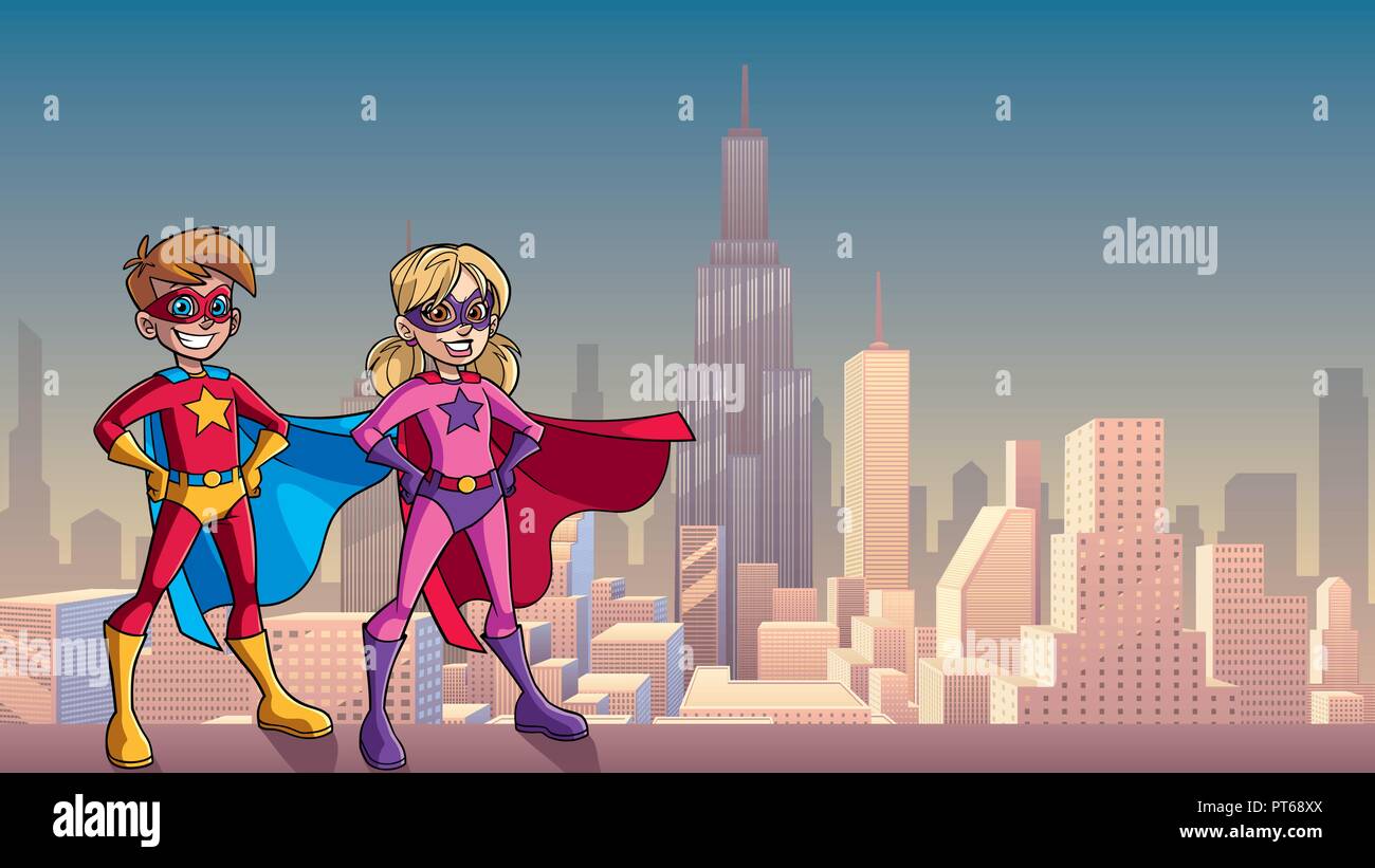 Super Kids City Background Stock Vector Image & Art - Alamy