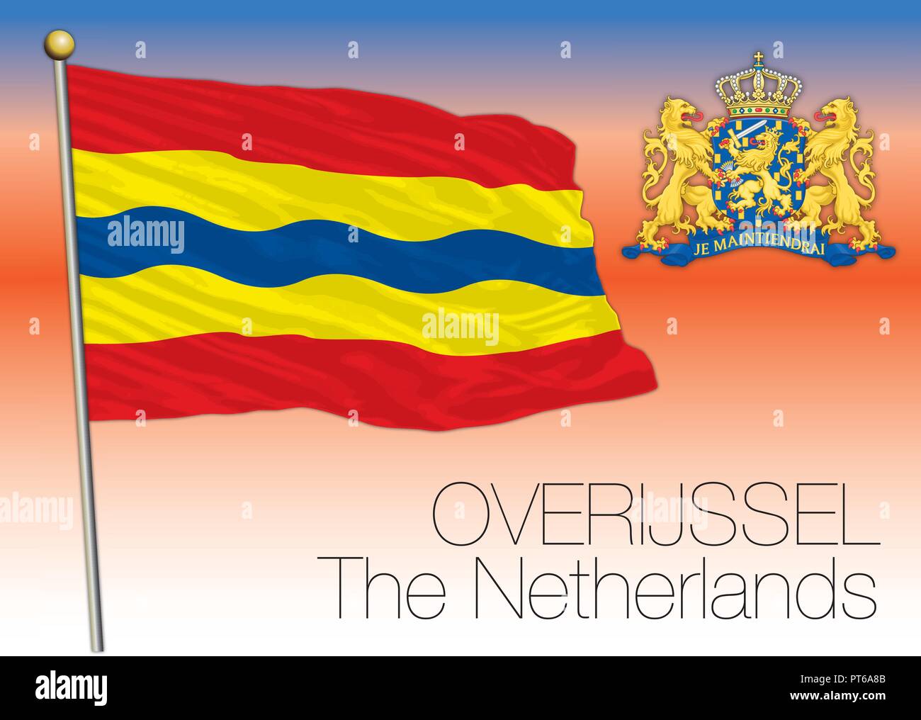 Overijssel flag hi-res stock photography and images - Alamy